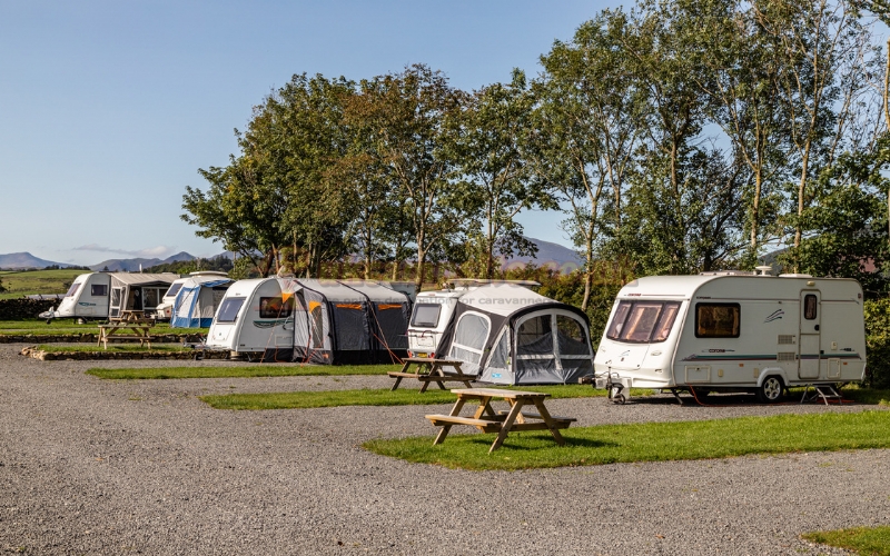 Burns Farm Caravanning Camping And Glamping , Keswick Campsites, Cumbria