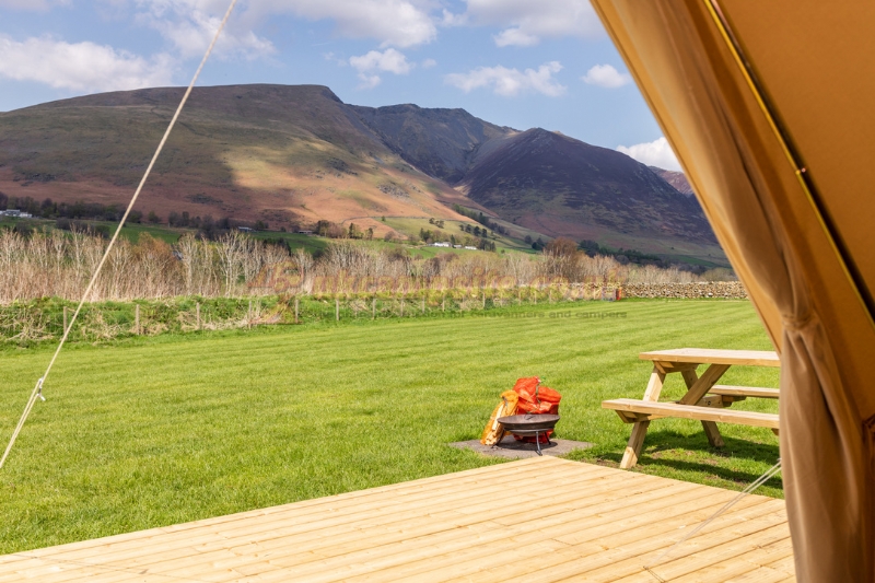 Burns Farm Caravanning Camping And Glamping , Keswick Campsites, Cumbria