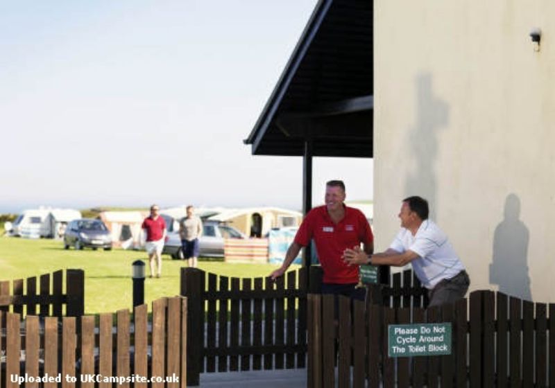 Tregurrian Camping And Caravanning Club Site , Newquay Campsites, Cornwall